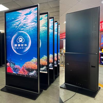 Cina Display LCD digitale da 49 pollici con pianta ultra-sottile montata sul pavimento in vendita