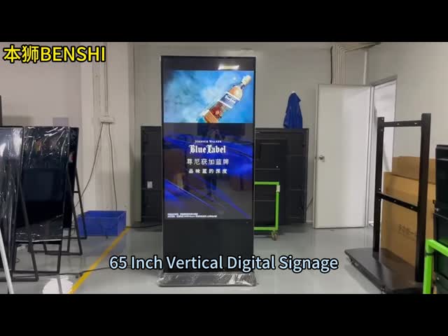 스마트 스탠드 HD LCD 디스플레이 와이파이 터치 스크린 모니터 키오스크 디지털 사이니지