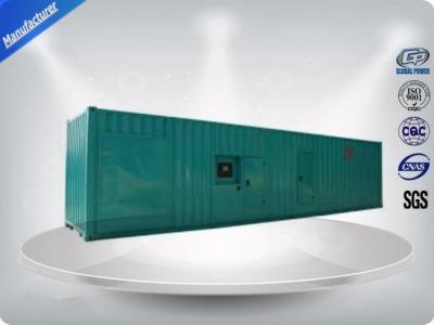 China 16 Cylinder Container Generator Set 1480-1850 Kw/Kva With Perkins Diesel Engine for sale