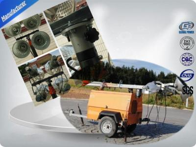 China Single Cylinder Diesel Trailer Portable Generator Light Tower Rental With Air Cooled for sale