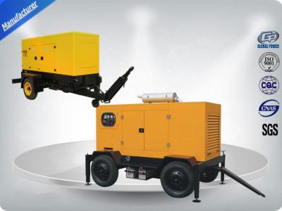 China Ricardo Diesel Power Generator Set , Mobile Sound Proof Trailer Mounted Diesel Generator Set for sale