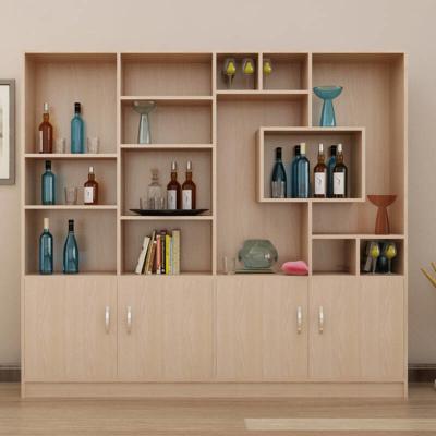 China Home Modern Furniture Wall Mounted Display Cabinets With Glass Doors for sale