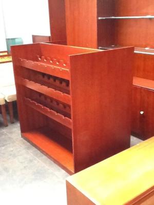 China Heat Resistant Furniture Display Cabinet Wine Rack Wood Board For Storage for sale