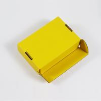 China Yellow 3 Layered Airplane Storage Box Rigid Folding Boxes For E Commerce for sale