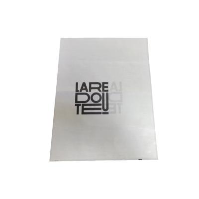 Cina Sacchetti di carta vetrosa Sacchetti bianchi traslucidi di abbigliamento Sacchetti di carta verde degradabili personalizzati in vendita