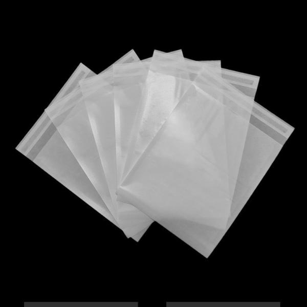 Quality Biodegradable Flat Glassine Bags 40g Or 60g Or 80g FSC Certificated for sale