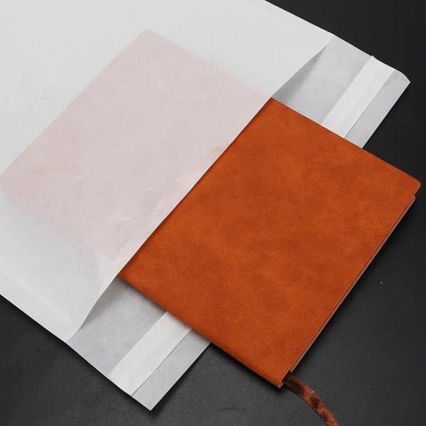 Quality Three Side Seal Wood Pulp Printed Glassine Bags With Logo for sale