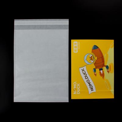 China Custom Printed Biodegradable Recycled Glassine Paper Bag Craft Paper Gift Bags Wax For Packaging for sale