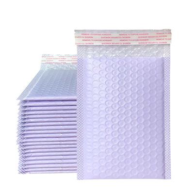 China Self Sealing Purple Large Bubble Poly Mailers Thickness 140g for sale
