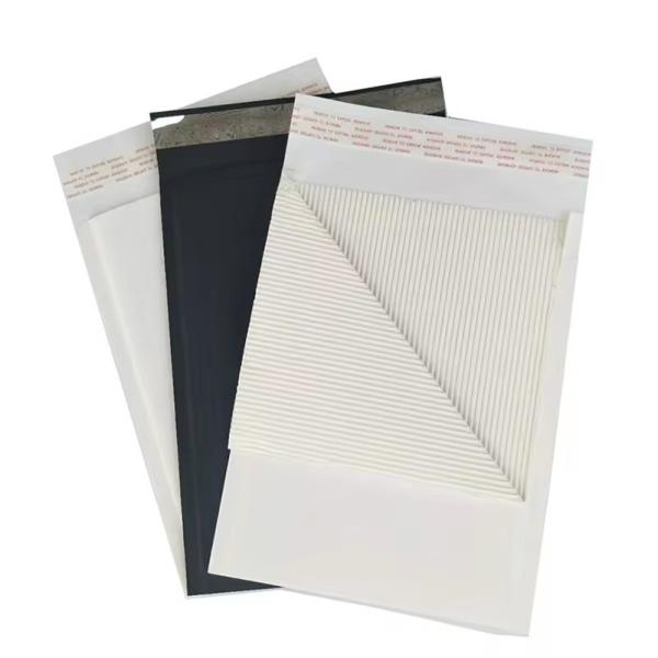 Self Adhesive Seal Kraft Paper Mailer Envelope Bags Brown White Customized