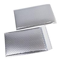 China Custom Silver Customizable Sparkle Offset Printed Shockproof Bubble Bags for sale