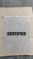 China Rectangular Custom Printed Frosted Apparel Packaging For Products for sale