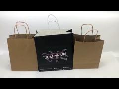 Kraft Paper White Cardboard Custom Logo Paper Bags Silk Screen Leather Rope Support Customization
