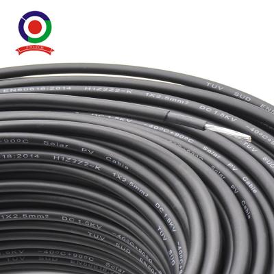 De zwarte Kabel van de de Draad Zonneuitbreiding van 2.5mm2 PV voor Openlucht Automobielrv-Bootmarine