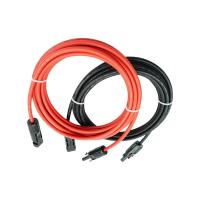 China Black / Red DC Solar Cable Used For Solar Panel / Inverter Roll / Drum Packaging for sale
