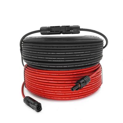 China Zonne Elektrische de Kabelbroodje/Trommel van gelijkstroom Zwart/Rood voor Zonnepaneel/Omschakelaar Te koop