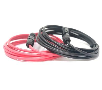 China 1500V And Black Color Solar Power Extension Cable With Connector for sale