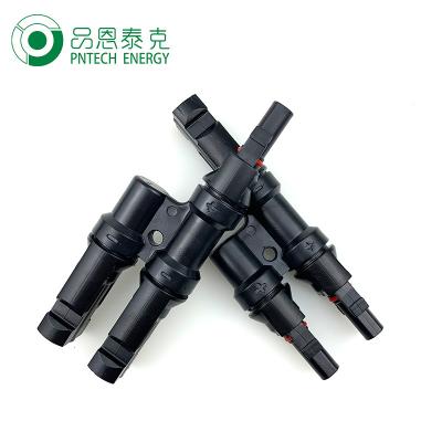 Cina IP67 Connettore per rami solari in rame 1000VDC Contatti placcati in stagno corrente 30A in vendita