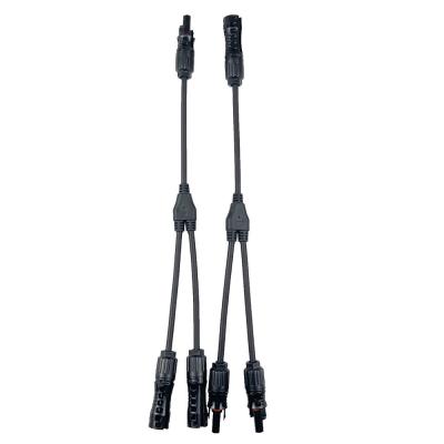 China IP67 Protection Class II Fixed 2 To1 Solar Branch Connector For Power Distribution for sale