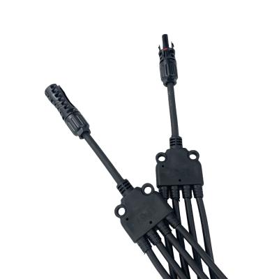 Cina Classe di protezione II connettore fisso ramo solare da 4 a 1 con tensione 1500V in vendita