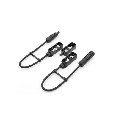 Cina Lunghezza del cavo 30 cm Casella di giunzione della cella solare 12AWG / 4mm2 Dimensioni del filo in vendita