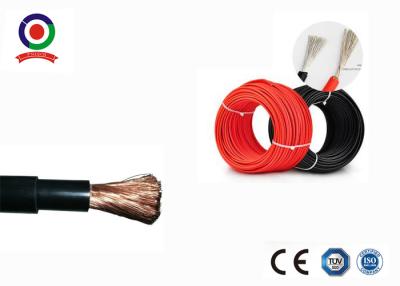 China Black / Red Solar PV Cable 10mm2 Tinned Copper Conductor For Solar Power Station for sale