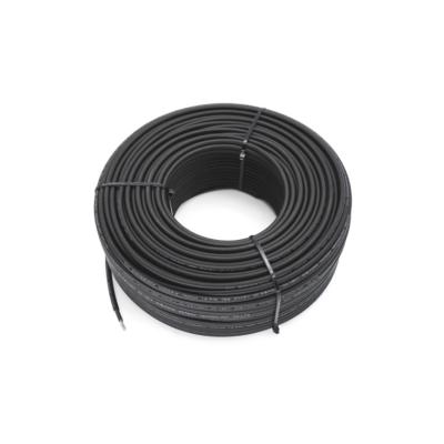 China Black/Red DC Solar Cable 100m Length 6.0mm Outer Diameter for Solar Panel System Installation for sale