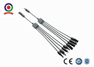 China Portable 4 In 1 Solar Branch Connector PV Panel Connectors Strong Commonality for sale