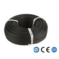 China Solar Panel Systems Solar Direct Current Cable with 6.0mm Outer Diameter and Tinned Copper Conductor for sale
