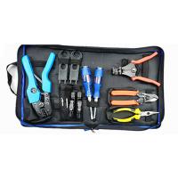 China Portable Solar Crimping Tool Kit with 1.2 Ton Pressure and Interchangeable Dies for 2.5-6mm² PV Cables for sale