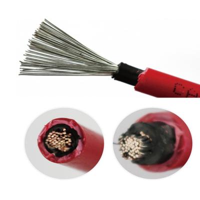 Китай Залуживанный одобренный кабель 6мм2 ТУВ медного проводника солнечный фотовольтайческий продается