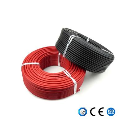 Китай 100m согласно с крен XLPO залуживало медный провод панели солнечных батарей кабеля 4mm2 DC солнечный PV продается