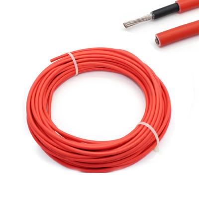 Tuv 50 Meters 4mm2 12awg Photovoltaic Wire Solar Wire Red Or Black Pv Cable