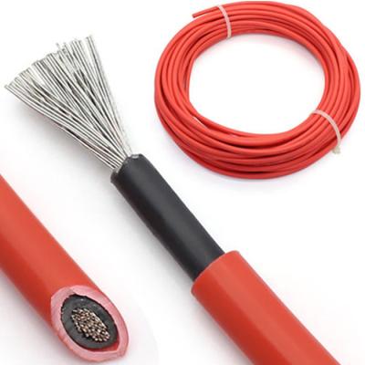 Китай 1KV фотовольтайческий провод Tuv солнечной энергии кабеля 6mm2 для Pv обшивает панелями черноту соединения красную продается