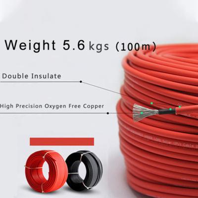 중국 TUV 표준 DC 태양 PV 케이블 PV1-F 1x4mm2 철사 구리 지휘자 XLPE 재킷 판매용