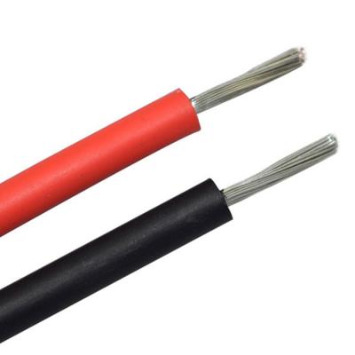 Китай DC расклассифицировал черные красные 6mm двойник ² 1500V изолировал солнечный кабель Pv продается