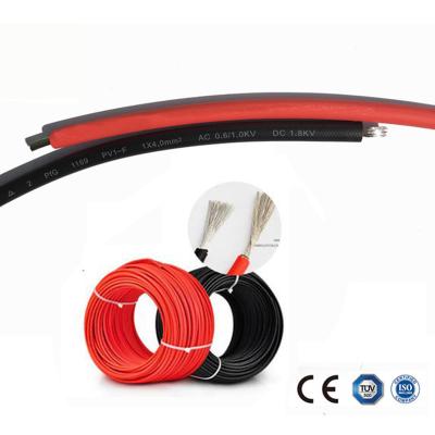 Китай Кабель свободного одиночного ядра галоида солнечный, не токсический солнечный фотовольтайческий кабель 6мм2 продается