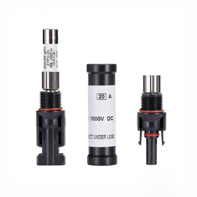Connettore PPO Solar Fuse 1000V DC 20A IP67 Nero
