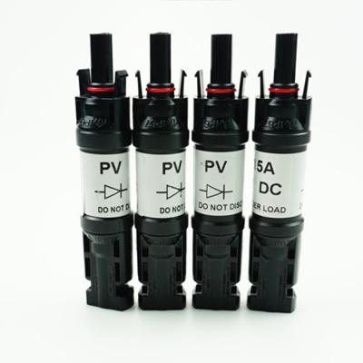 UV Resistant  Solar Panel Cable Connectors In Line Diode Standard Module Design