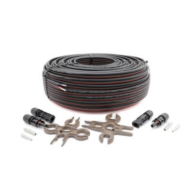 Китай Кабель электрический плоский, устойчивый к УФ-излучению, 2x4 мм², номинальное напряжение и устойчивость к температуре постоянного тока продается