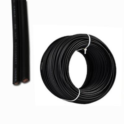 China Cabo solar 10mm2 8AWG do núcleo UV da resistência 2 de pequenas perdas para o sistema fotovoltaico à venda