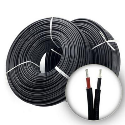 China Ingeblikte Koperen geleider 55A 6.0mm Tweelingkern Zonnekabel Te koop