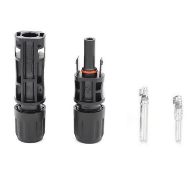 China 1500V IP67 Solar Panel Connectors with 14-10 AWG Wire Gauge for Reliable Solar PV Systems for sale