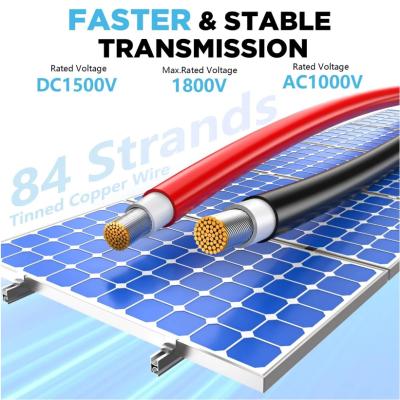 China 1500VDC Hybrid Solar PV System Cable for -40-+90 Degree Temperature and Long-Lasting Durability for sale