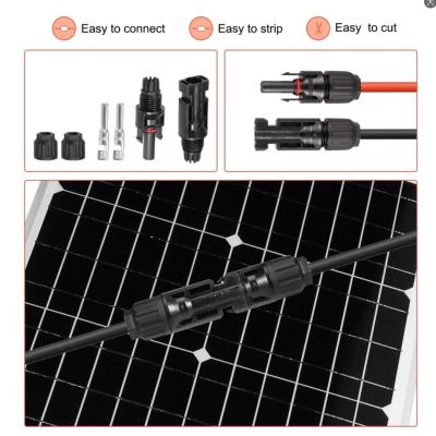Китай Солнечный фотоэлектрический кабель с толщиной изоляции 0,7 мм 25 лет и номинальным напряжением 1500 В для оптимального производства энергии продается