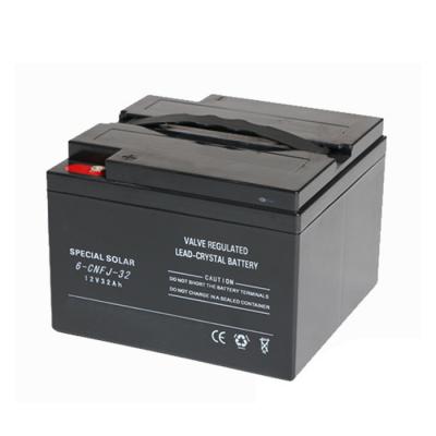 China 32Ah 12V Solar Battery with Compact 176mm X 166mm X 125mm Dimensions for Solar Modules and Photovoltaic Systems for sale
