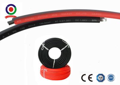 China Photovoltaic Single Core Solar Cable 4mm H1Z2Z2-K PV1-F For Solar Panel for sale