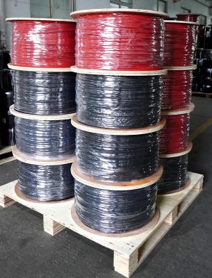 China 70A DC Solar Cable with Tinned Copper Conductor and TUV EN50618:2014 Certification for Reliable Solar Power Distribution for sale
