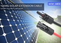 China TUV Flame Free PPO 4mm2 Solar Panel Extension Cable for sale