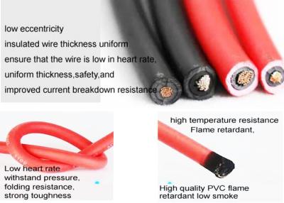 Chine ignifuge à un noyau de câble solaire de C.C de 4mm XLPE 12AWG picovolte pour le système solaire à vendre